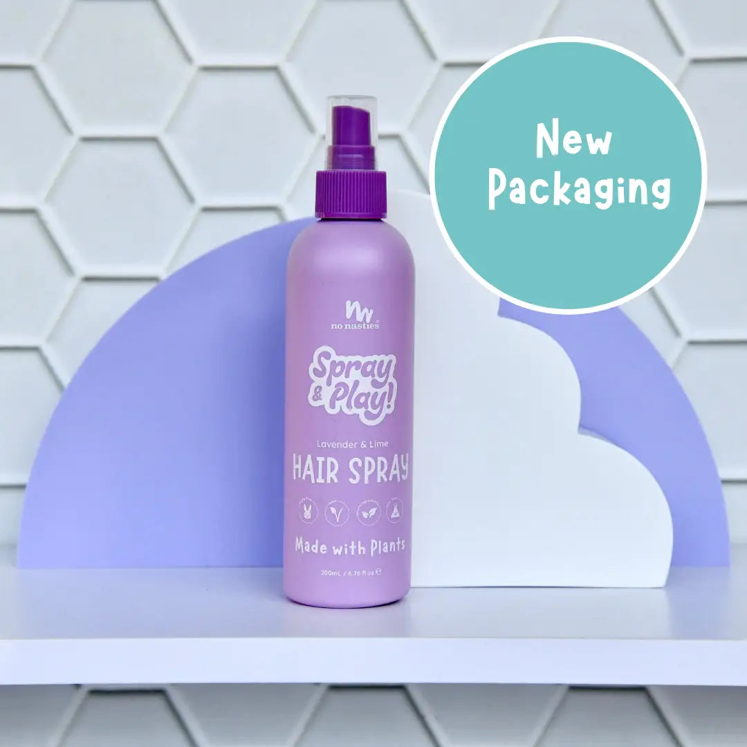 No Nasties Plant Based Hair Spray in Calming Lavender and Fresh Lime 2 ...