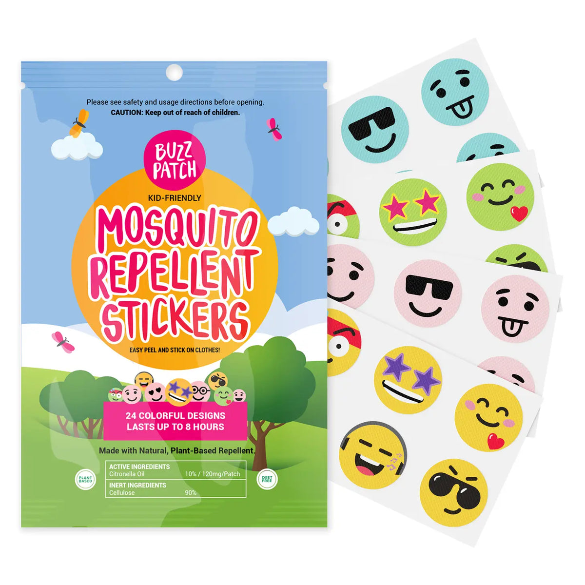 Nat Pat - Buzz patch - Bug, Mosquito, and Insect Repellent Stickers ...